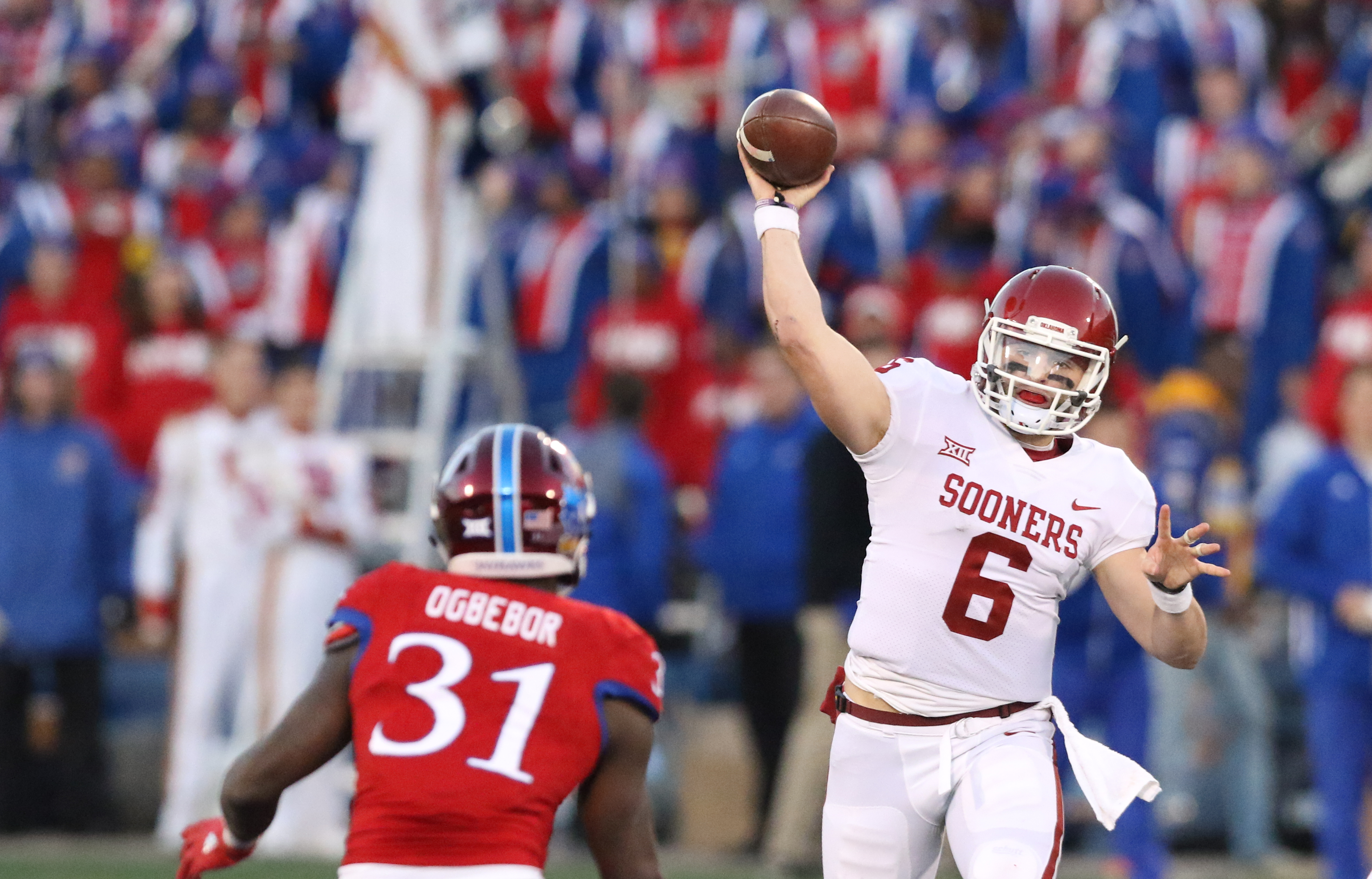 Tale of the Tait | 2 years after calling out KU, Baker Mayfield is back ...